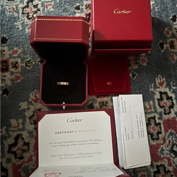 Cartier | Jewelry | Authentic Cartier Ring Size 56 | Poshmark